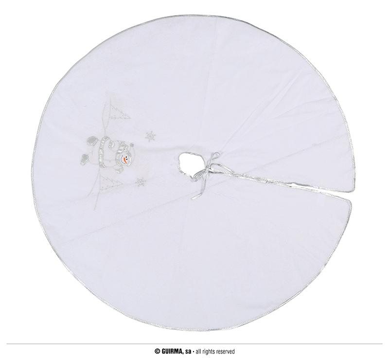 kerstboom tapijt wit 115cm