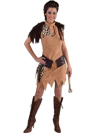 primitive human Neanderthal lady